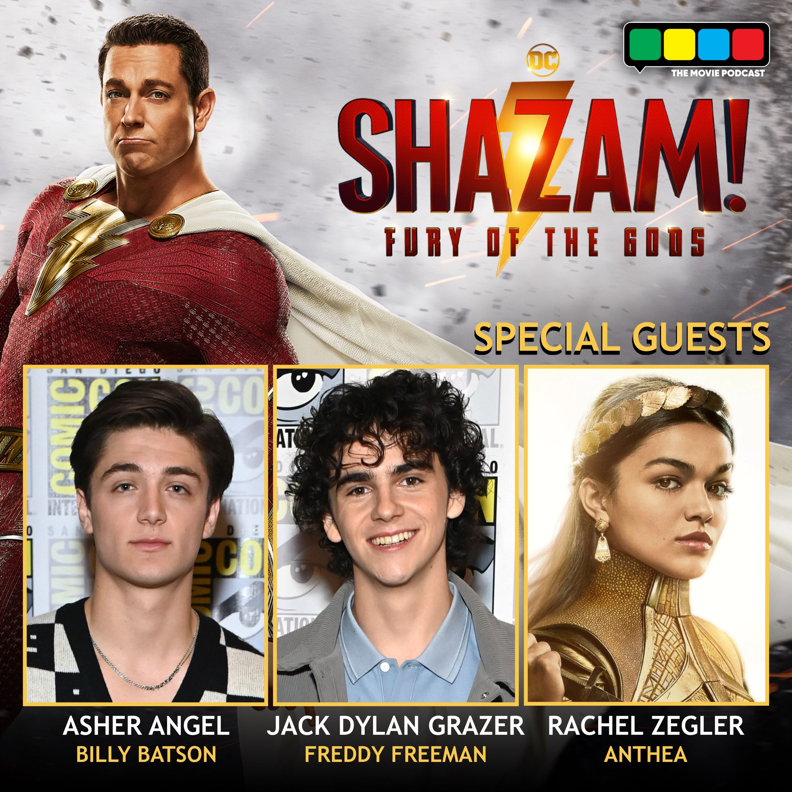 Interview with Rachel Zegler, Jack Dylan Grazer, & Asher Angel of Shazam! Fury of the Gods – The ...