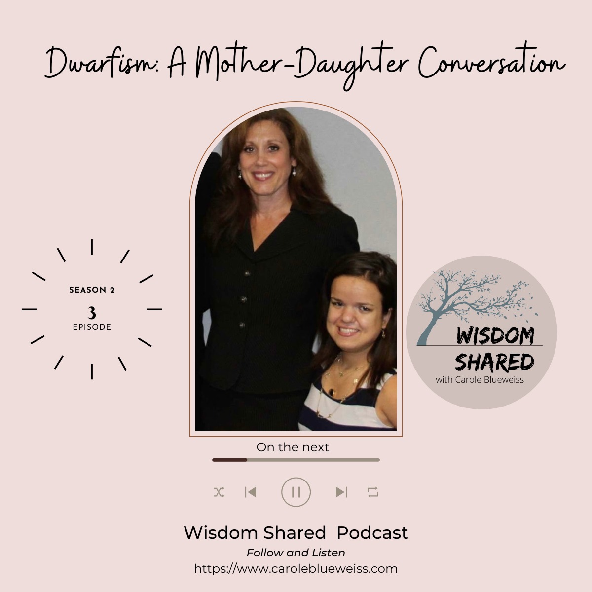 Wisdom Shared with Carole Blueweiss