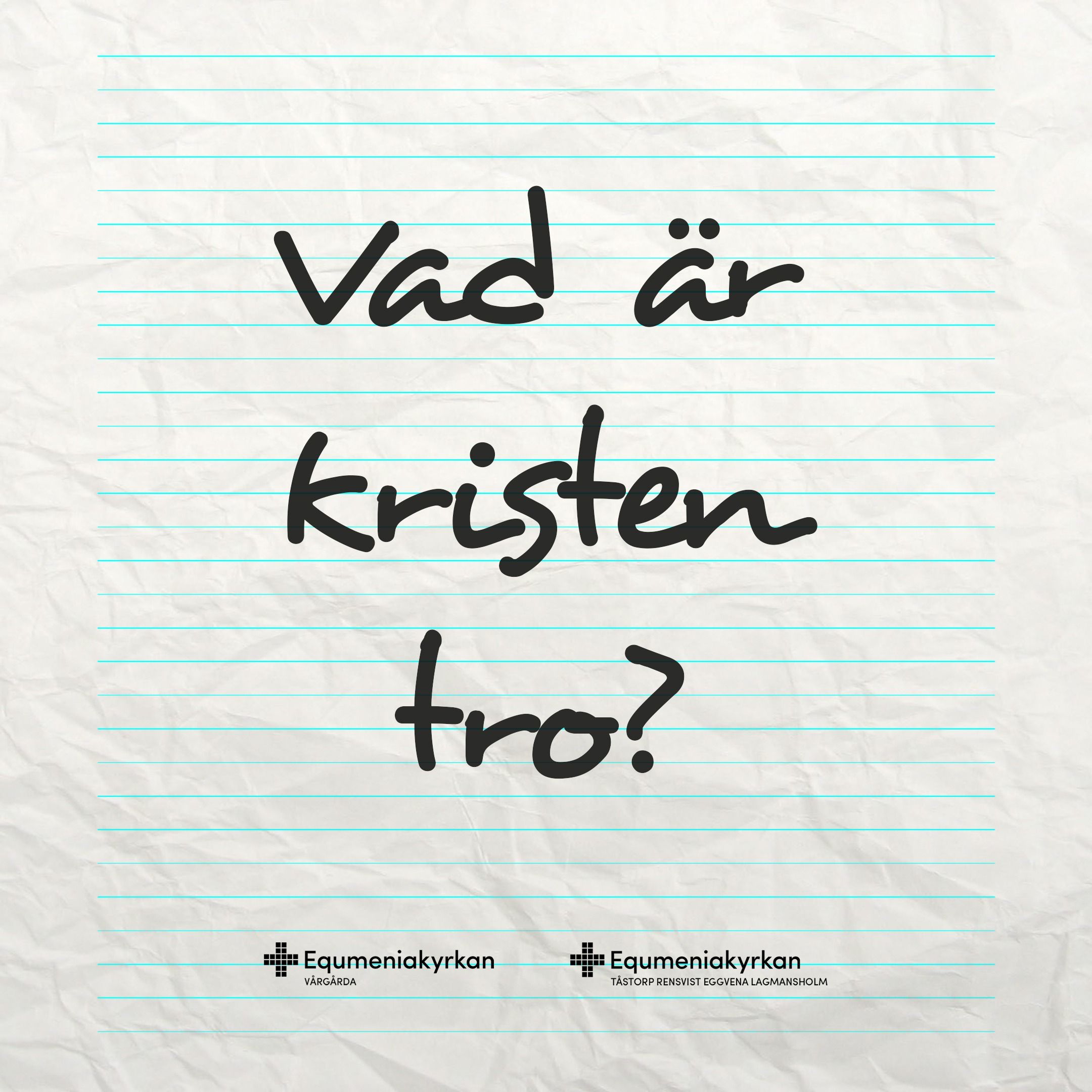 201026, Vad är kristen tro? Vem är Jesus? – Maria Hammar ...