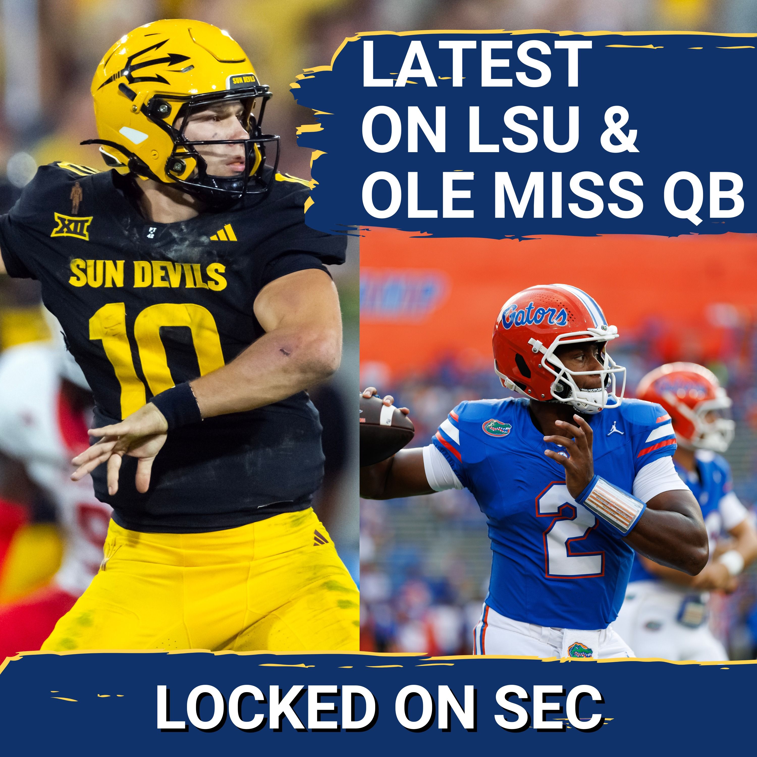QB TURMOIL: LSU & Ole Miss BATTLE for Their Next QB - DJ Lagway, Deuce ...